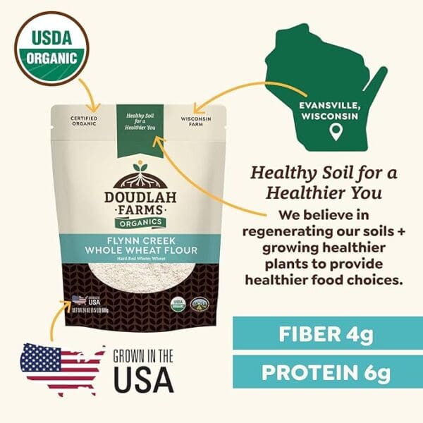 Flynn Creek Whole Wheat Flour – Organic & Certified Clean