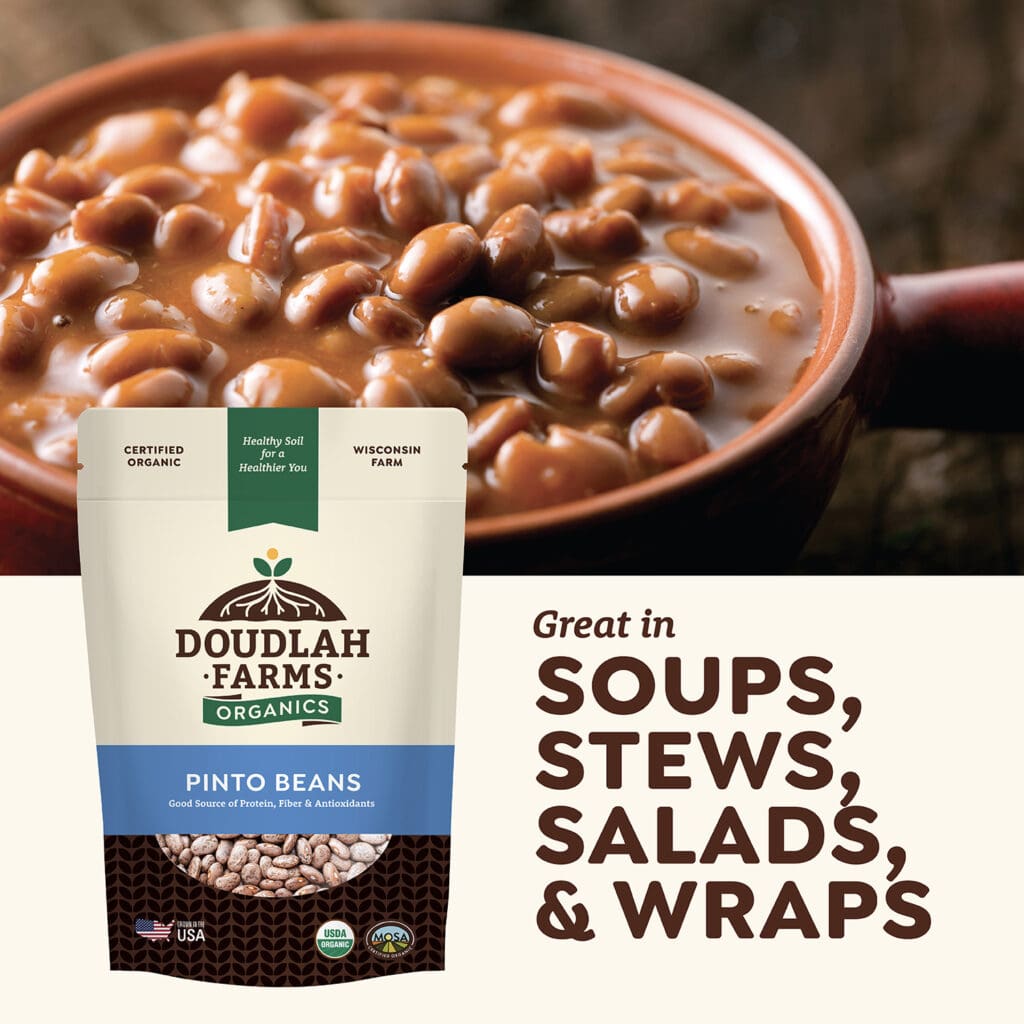 Organic Pinto Beans – Non-GMO - Certified Clean