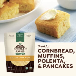 Fine Ground Organic Cornmeal: Perfect for Baking