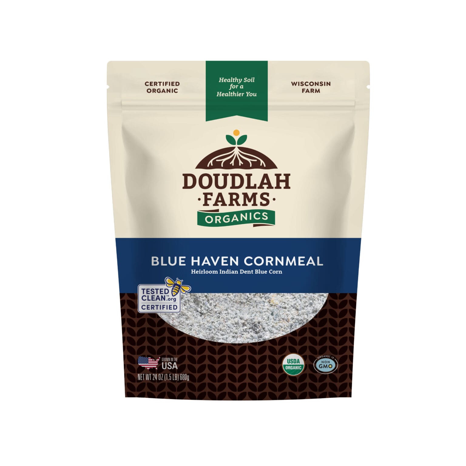 Organic Blue Haven Cornmeal | Doudlah Farms