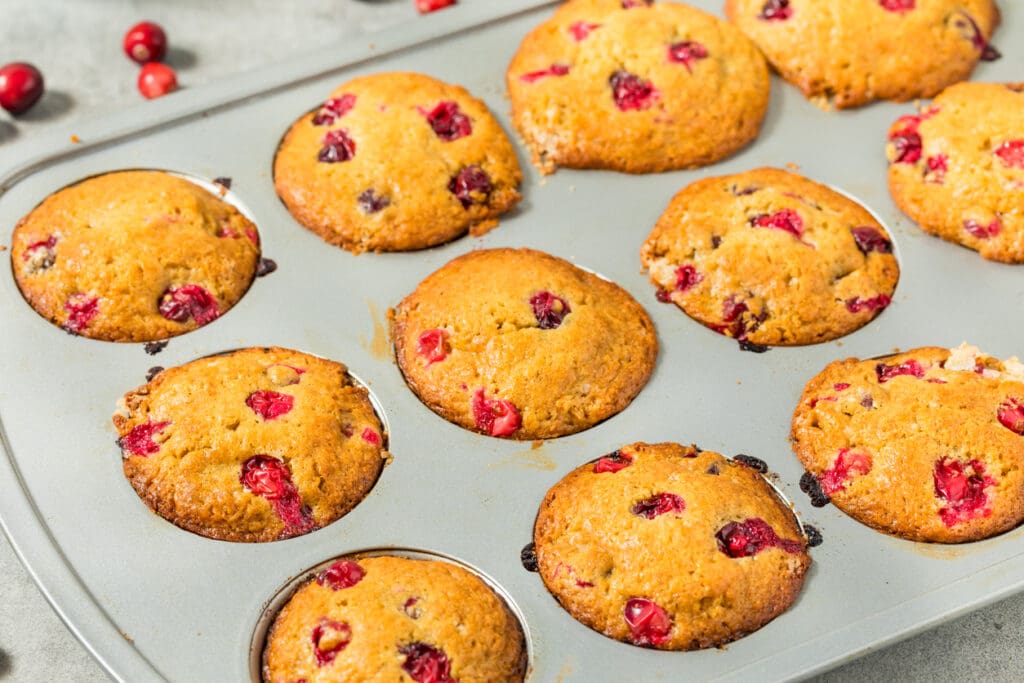 Healthy & Hearty Spelt Cranberry Muffins Recipe